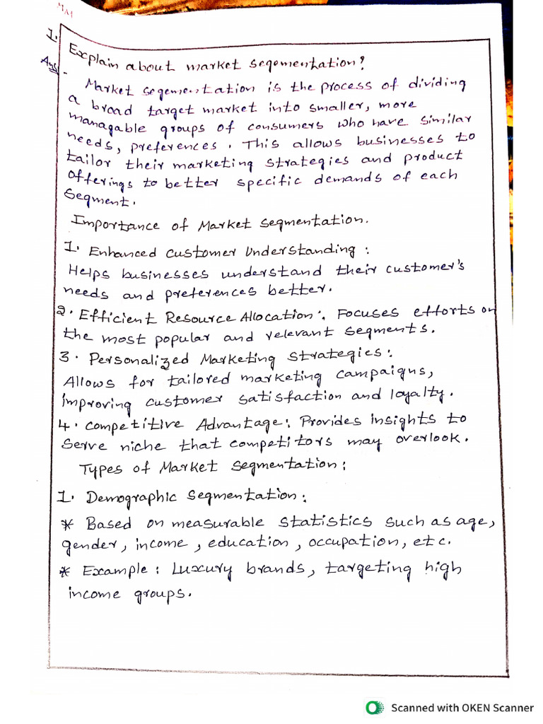 MM 2nd Internal Assignment | PDF