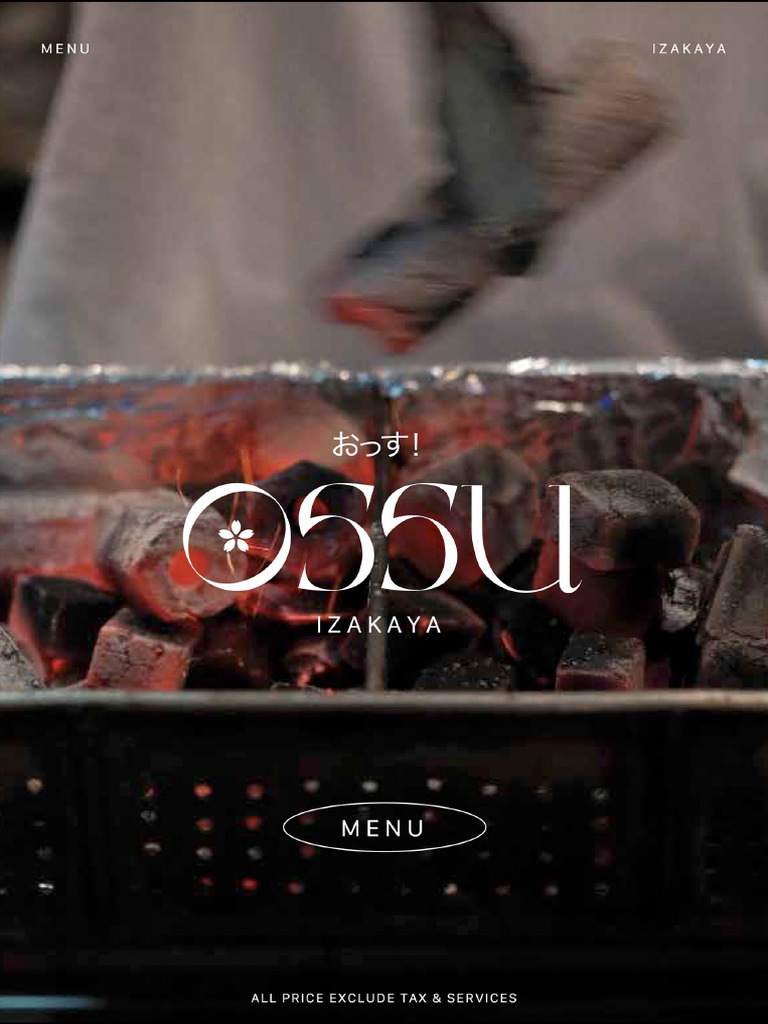 Menu Ossu Izakaya | PDF