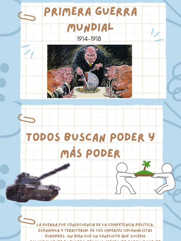 Primera Guerra - Inicios | PDF