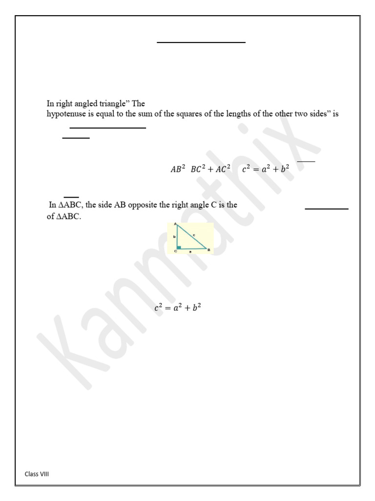 Objective Worksheets Class 8 Final Term | PDF | Euclidean Plane Geometry | Trigonometry