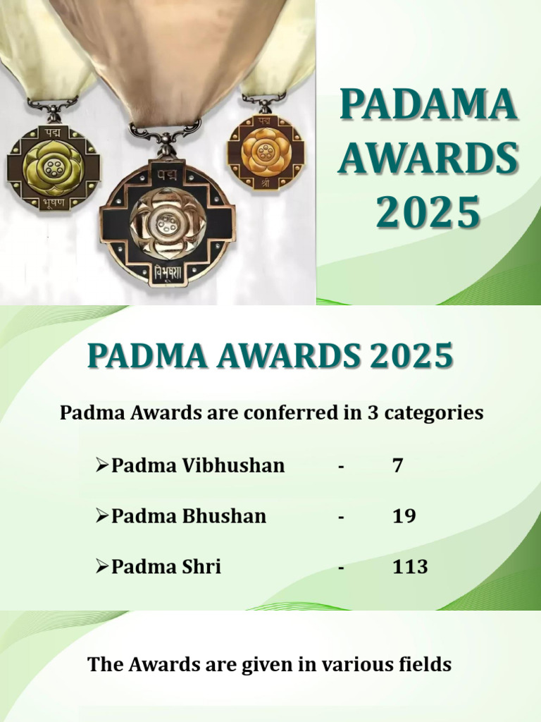 Padama Vibhushan 2025 | PDF