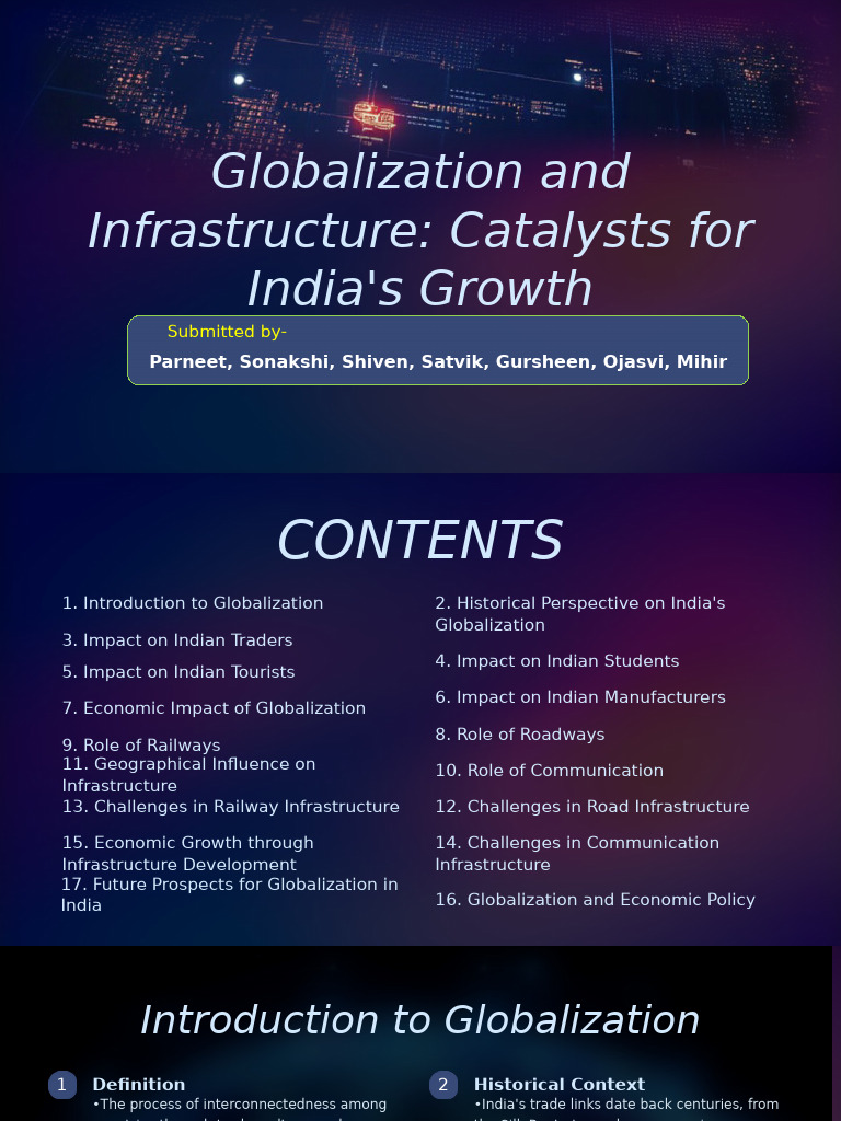 Globalization's Impact on India's Infrastructure | PDF | Infrastructure ...