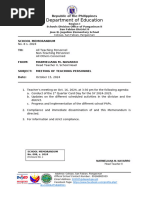 Division Memorandum - 16 Second City FPTA General Assembly | PDF ...