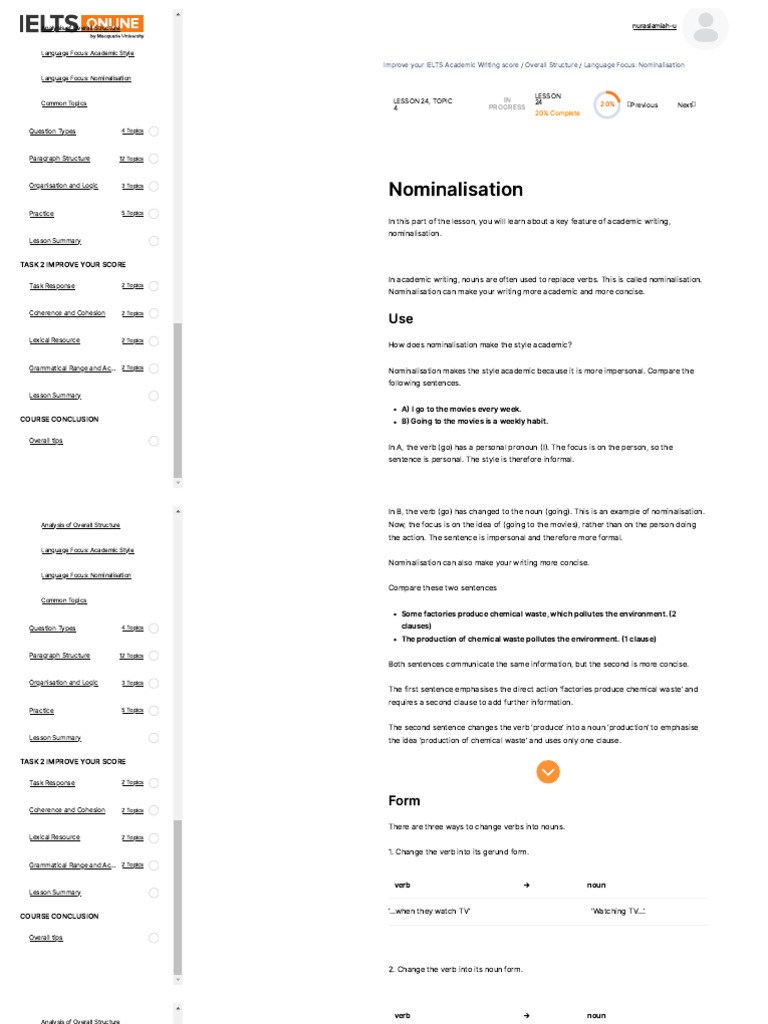 Topic Language-Focus-Nominalisation | PDF | Verb | Morphology