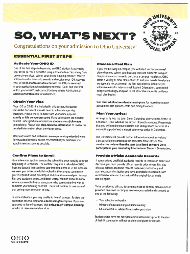 Admission Materials | PDF