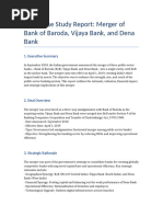 Canara-Syndicate Bank Merger Overview | PDF | Mergers And Acquisitions ...