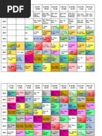 Class-wise Time Table 2025-26 | PDF | Languages Of India | Inquiry