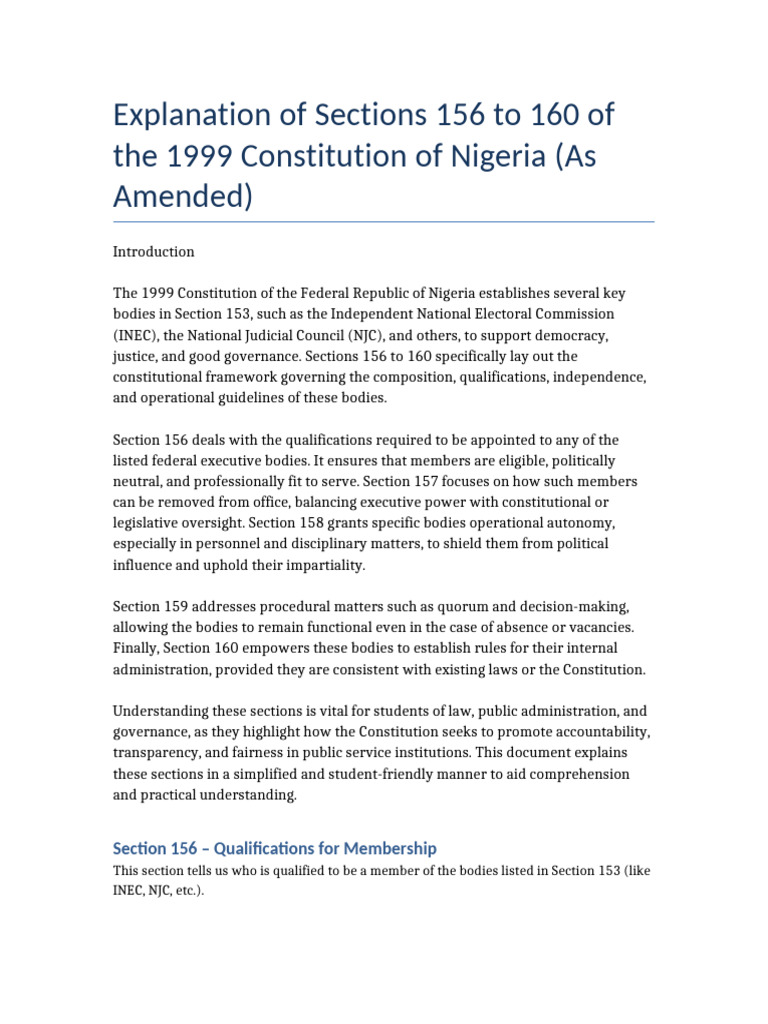 Sections 156 To 160 Full Explanation With Improved Introduction | PDF ...