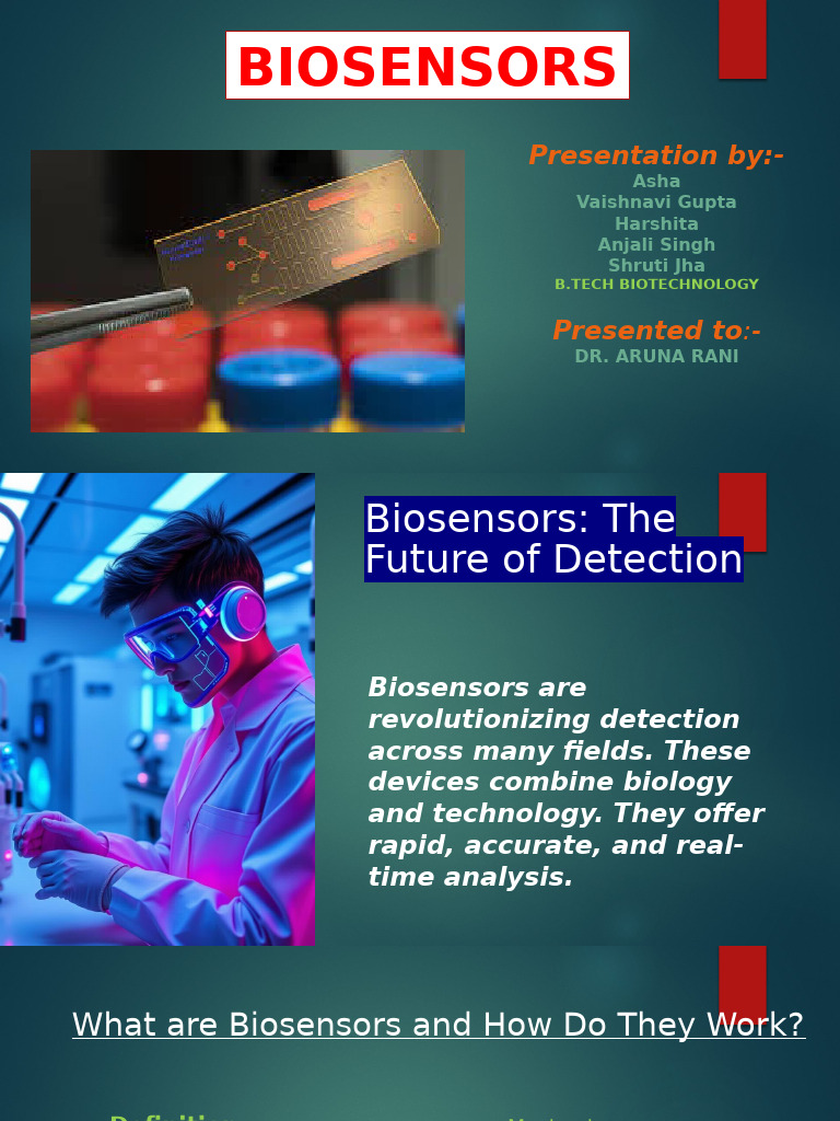 Biosensors The Future of Detection | PDF
