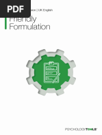 CBT Formulation Template | PDF