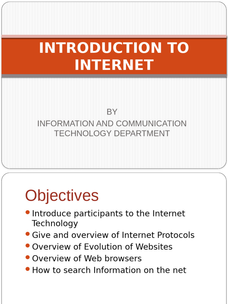 Introduction to Internet Technology | PDF | World Wide Web | Internet & Web