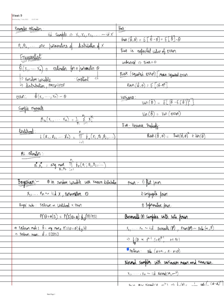 Personal Notes | PDF