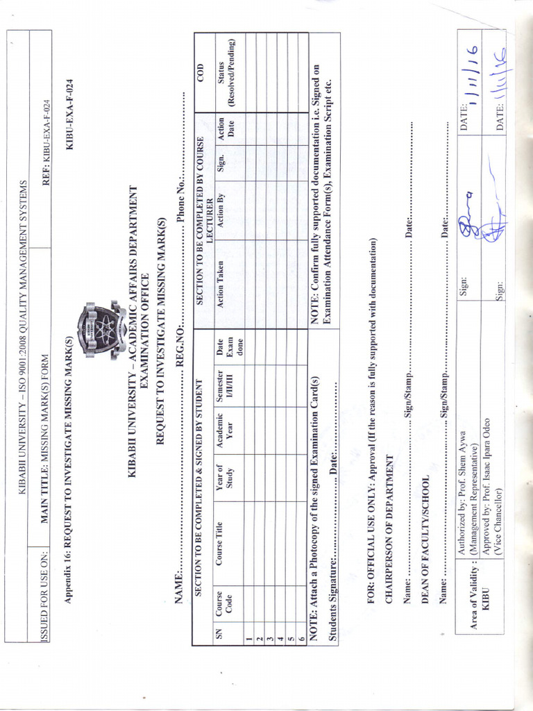 Missing Marks 1 | PDF
