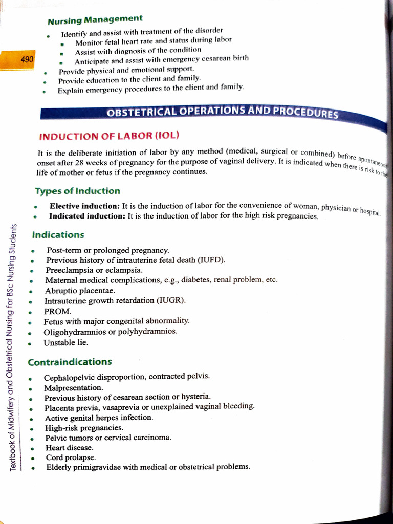 Induction of Labour | PDF