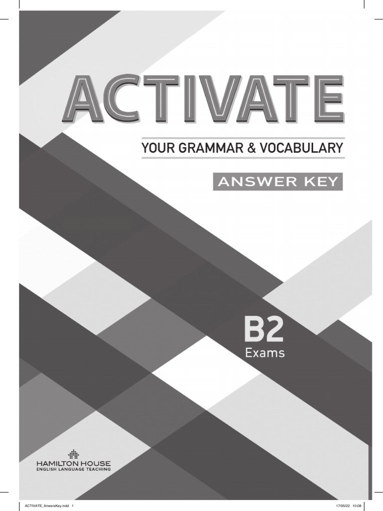 Grammar & Vocabulary Answer Key | PDF