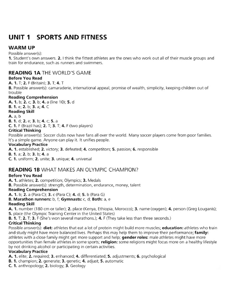 Answer-Reading Explorer 3 | PDF