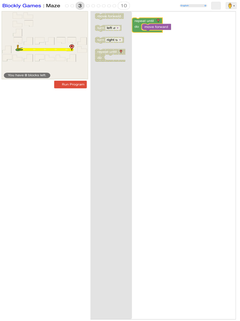 Blockly Games Maze | PDF