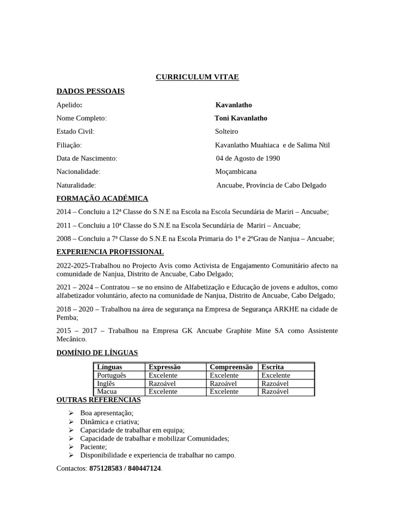 Kavanlatho FDK 2025 | PDF