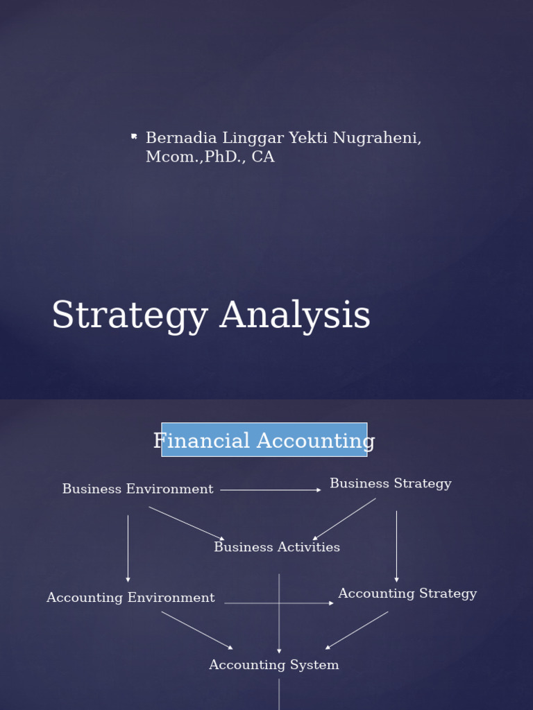 Week 2 - Strategy Analysis | PDF | Accounting | Strategic Management