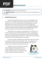 Fact vs Opinion: Penguins Game | PDF