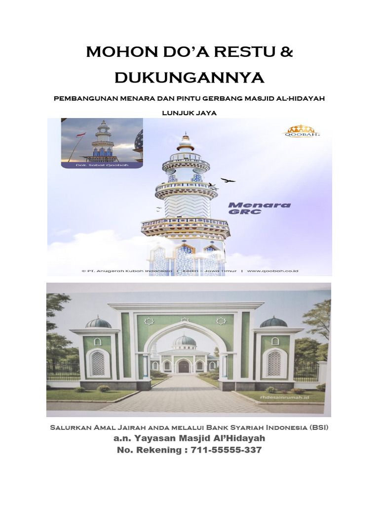 Mohon Doa Restu Spanduk | PDF