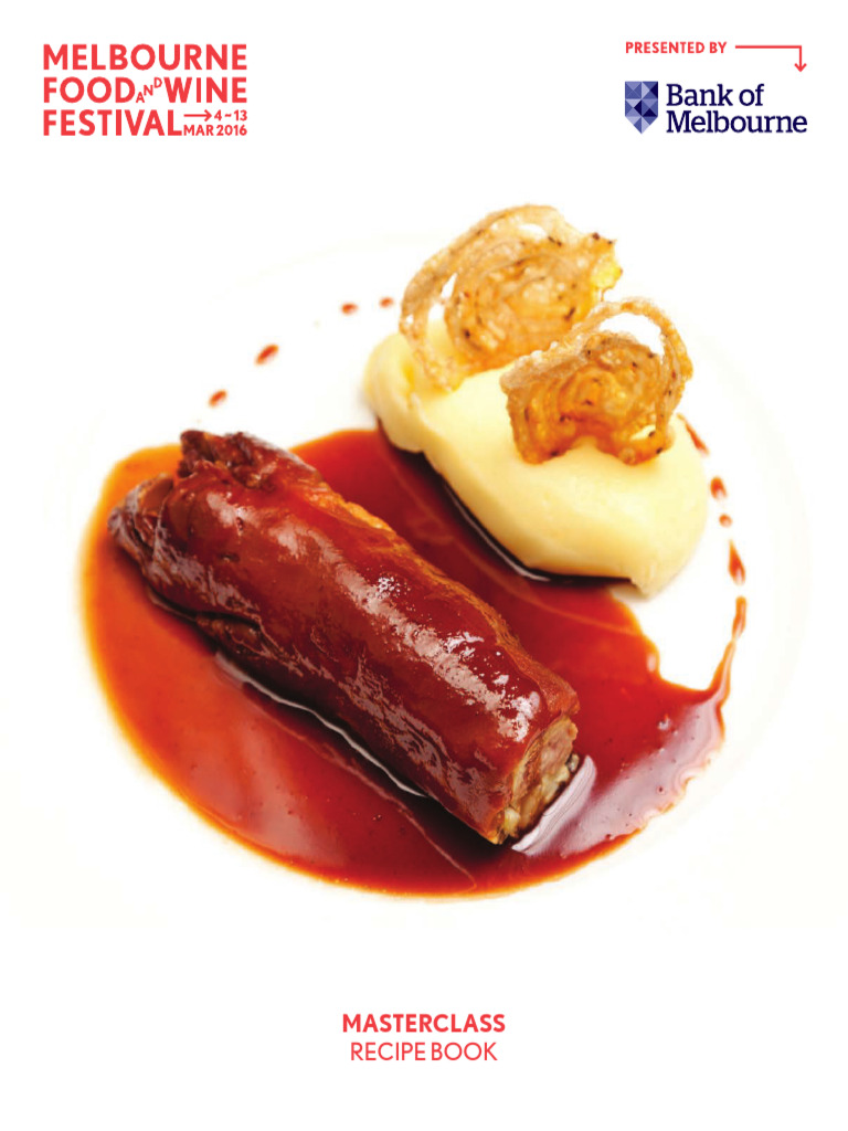 MFWF 2016 MasterClass Recipe Book | PDF | Pickling | Fruit Preserves