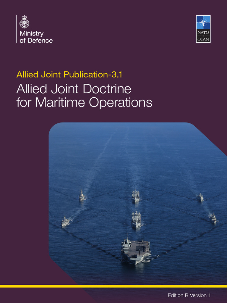 NATO AJP-3.1 Maritime Operations Guide | PDF | Crime & Violence ...