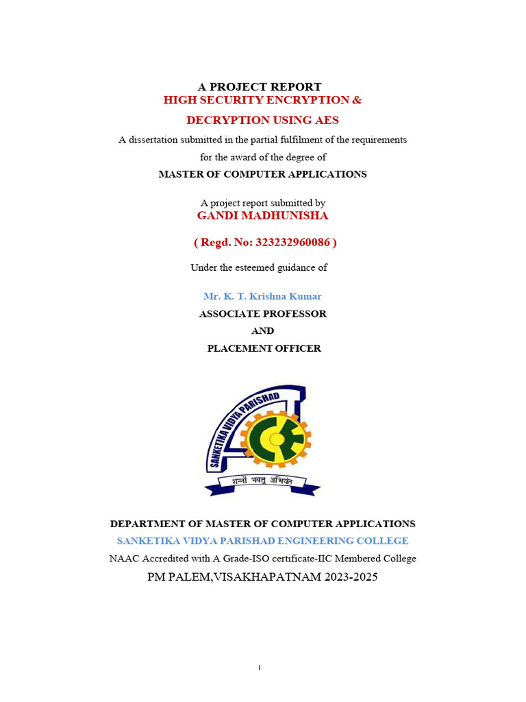 Final Project Document | PDF | Encryption | Key (Cryptography)