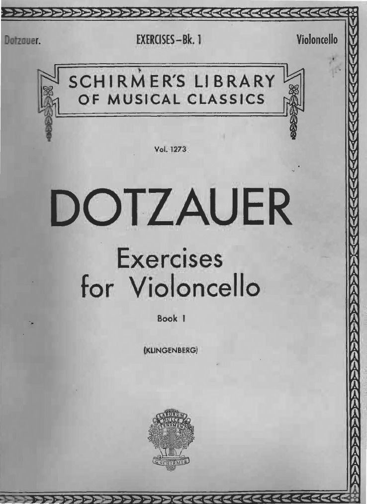 Dotzauer 113 Estudios Vol.1 (Exercises 1-34) | PDF