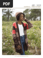 Elle Pure Gold DK Pullover Pattern | PDF | Knitting | Basic Knitted Fabrics