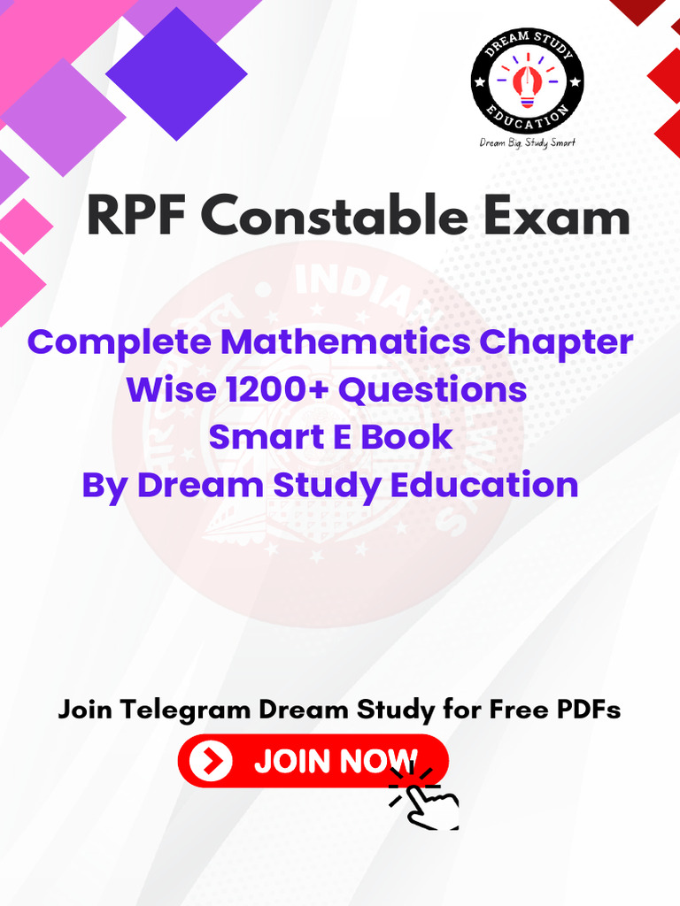 RPF Constable Maths Topic Wise (Hindi) Smart Ebook | PDF