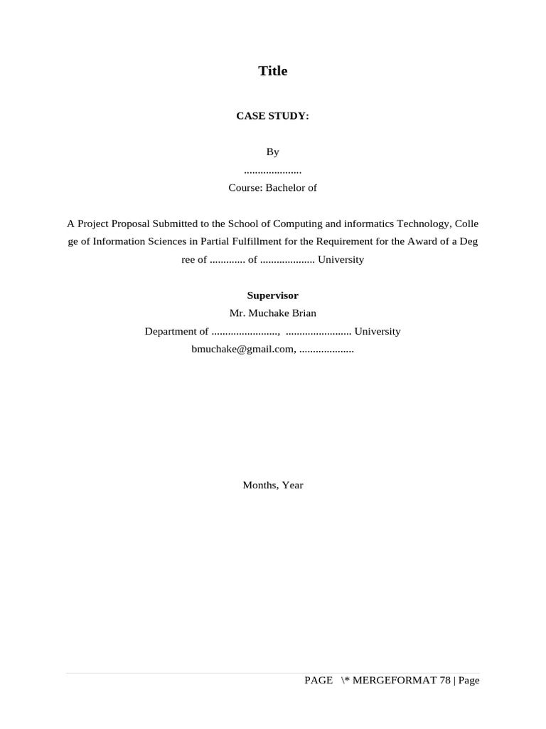 Sample Final Report | PDF