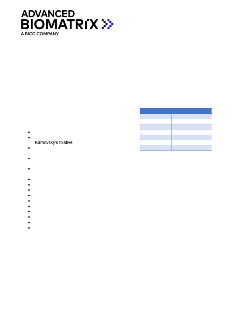 Hydrogel Dehydration For SEM Protocol - v1 | PDF | Fixation (Histology ...