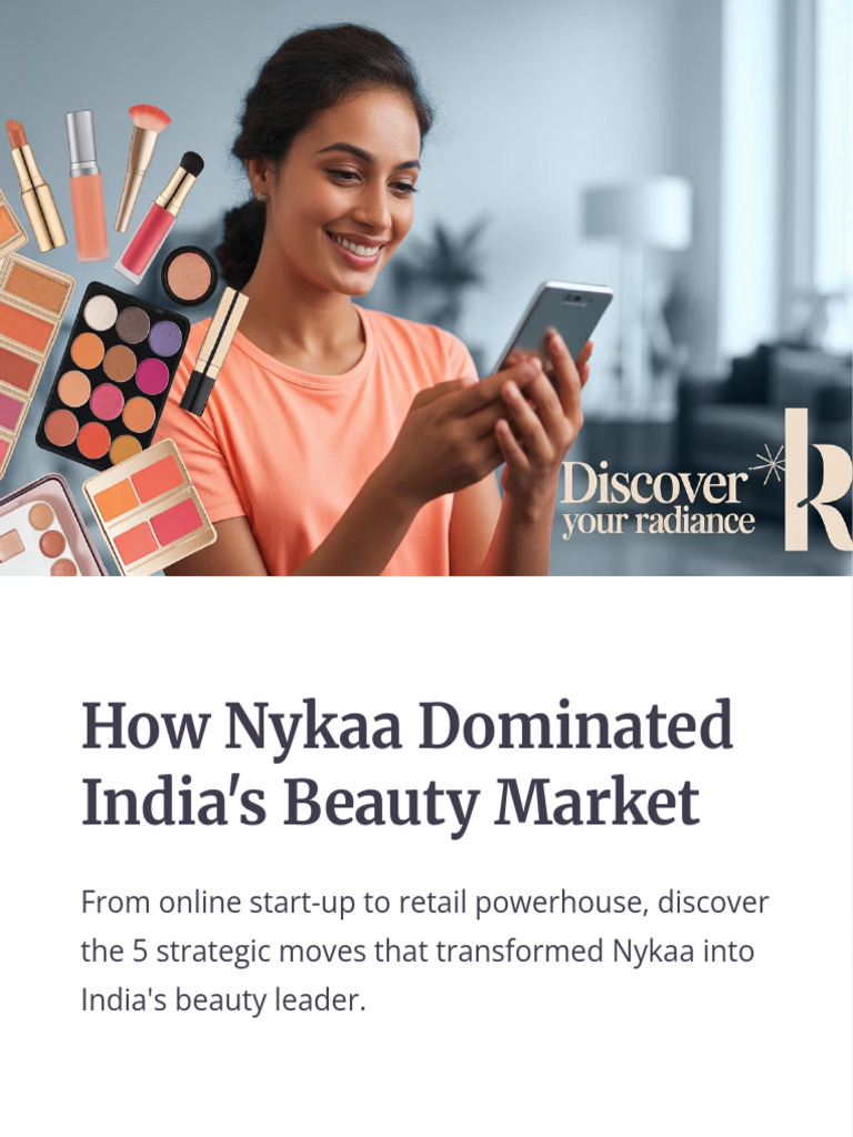 Nykaa's Strategic Rise in Beauty Market | PDF