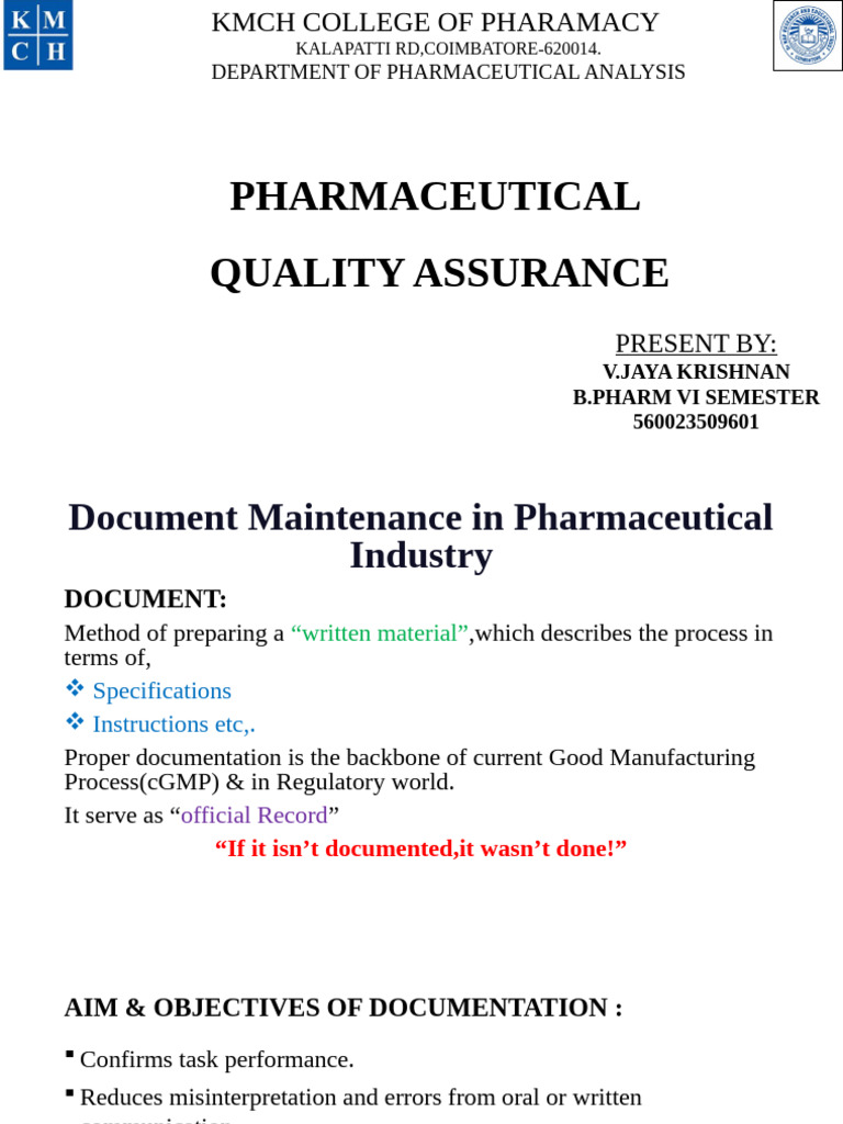 Understanding Batch Formula Records in Pharma | PDF | Specification ...