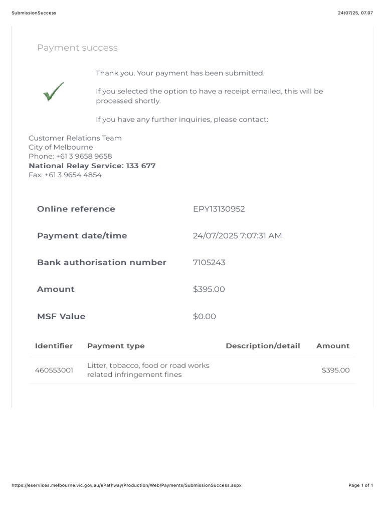 Submission Success | PDF