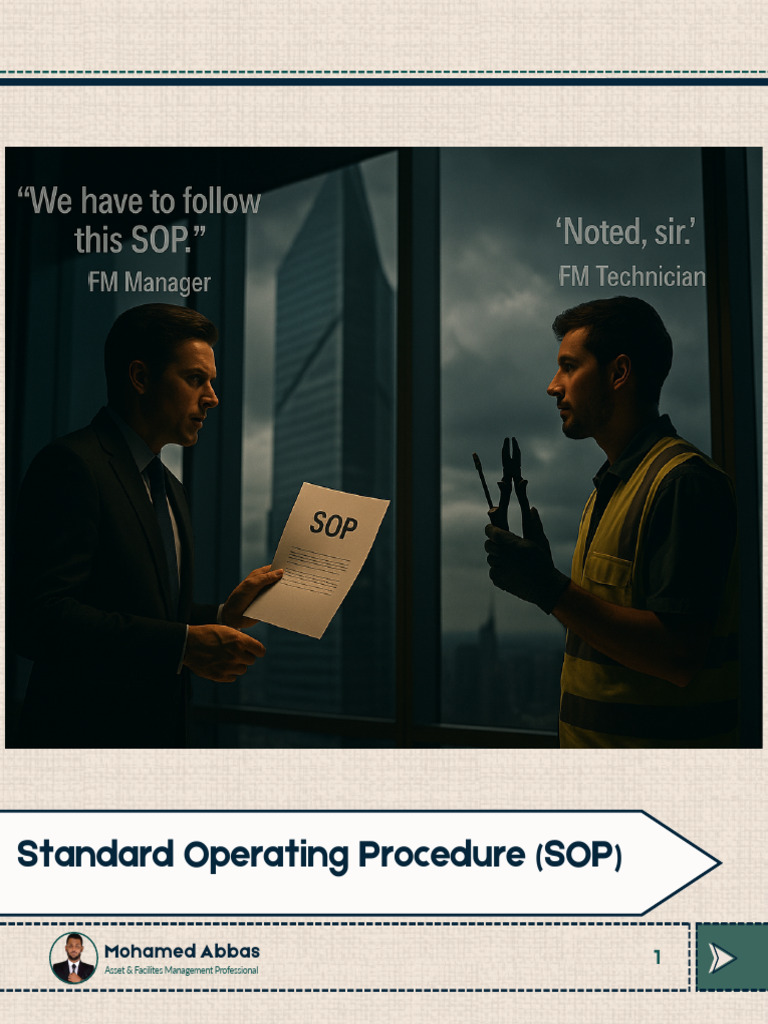 Facilities Management SOP Guide | PDF | Regulatory Compliance | Business