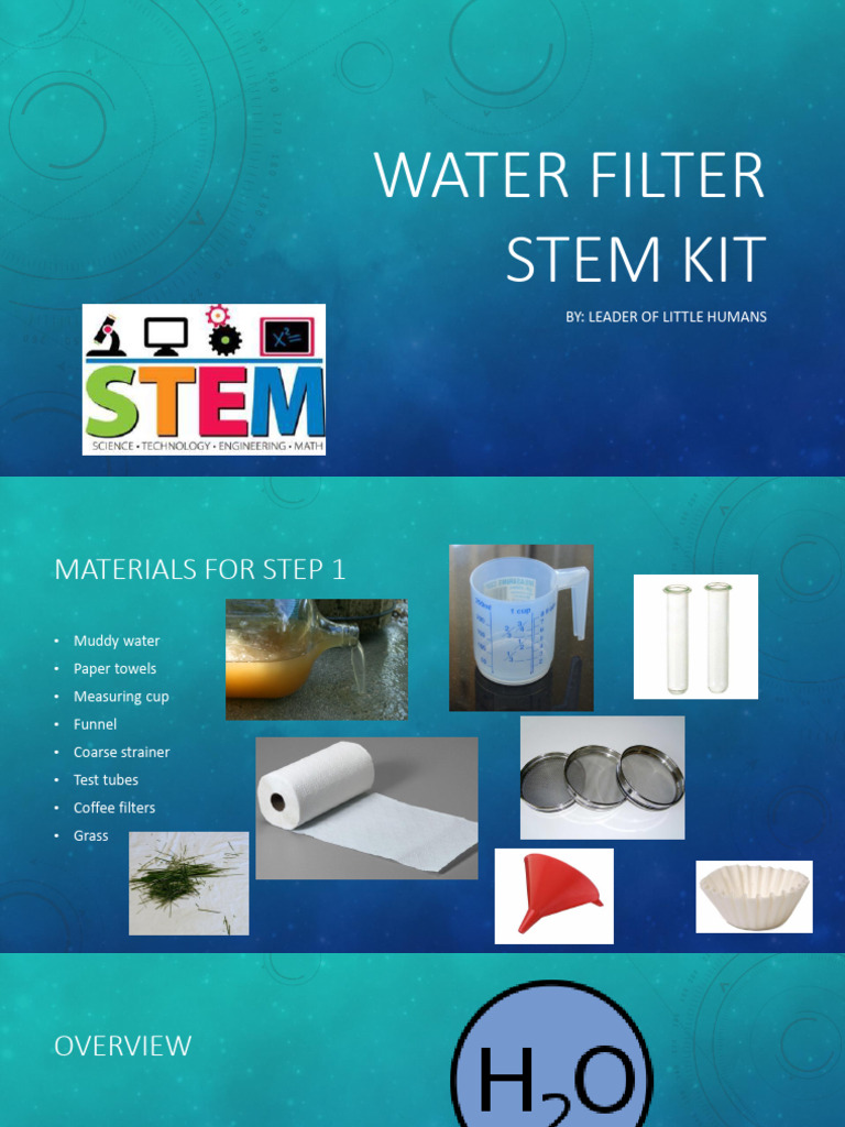 Water Filter STEM Kit for Grades 2-5 | PDF | Textiles