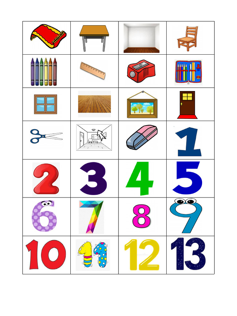 Bingo and Numbers 1 - 15 | PDF