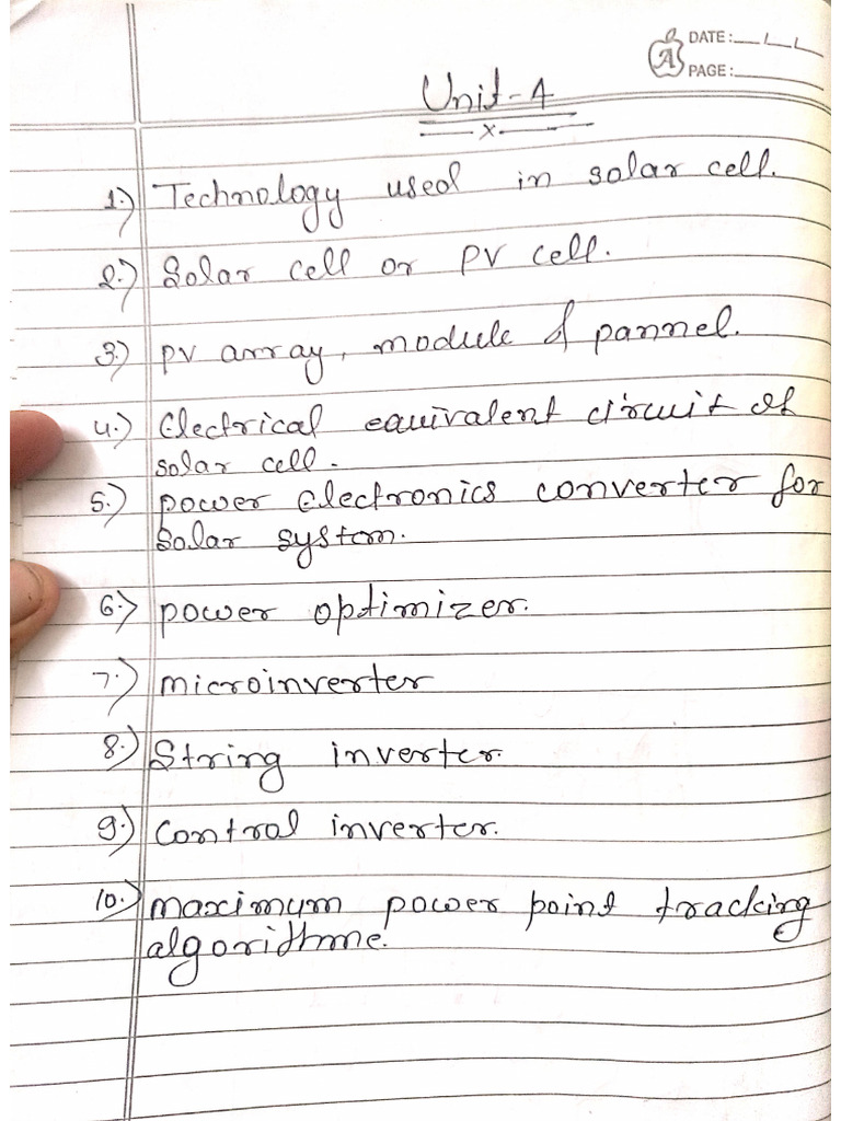 Unit 4 Wind Energy and Solar Energy Final | PDF