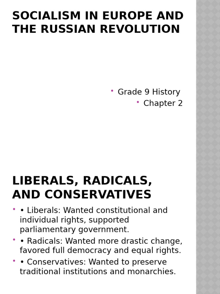 Socialism and Revolution in Europe | PDF