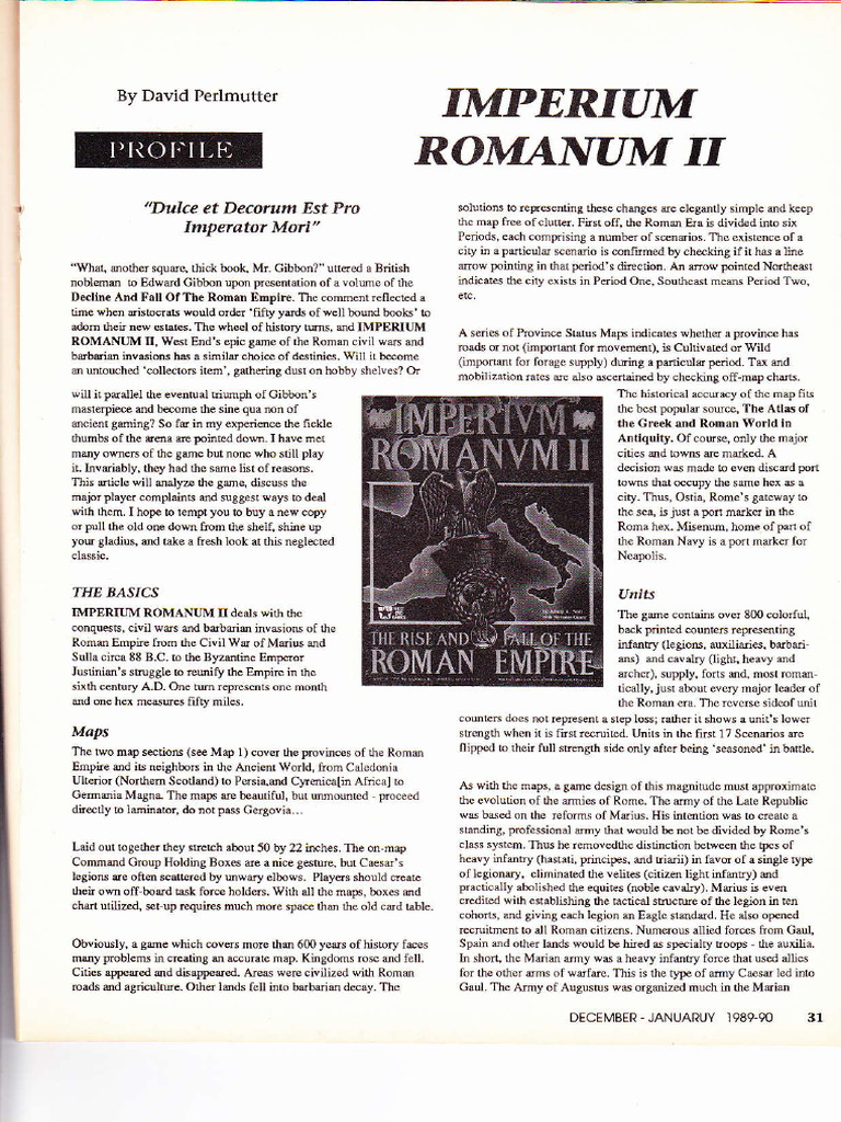FM 63 Imperium Romanum II | PDF