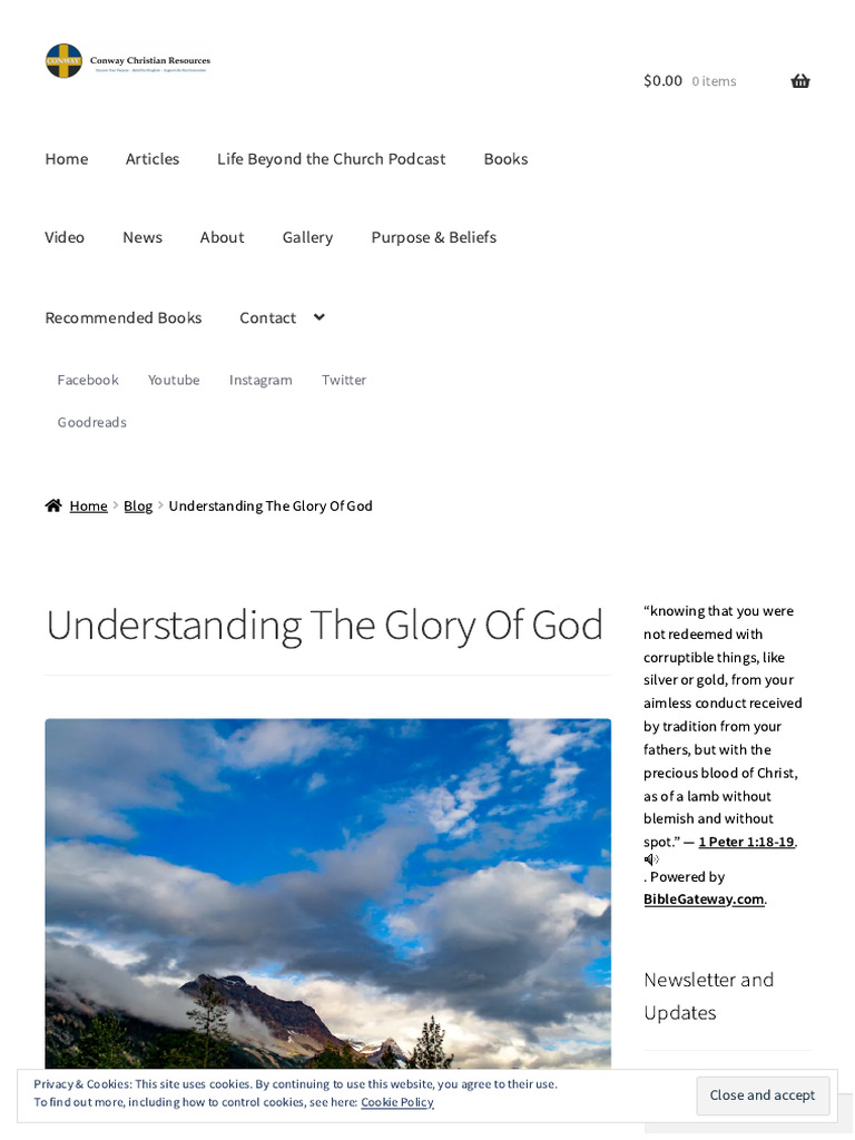 Understanding God's Eternal Glory | PDF | Glory (Religion) | Jesus