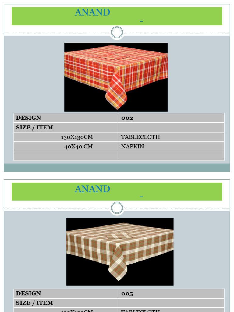 Anand Traders Product Presentation | PDF