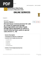 Maharashtra Excise License Procedures | PDF | Articles Of Association ...