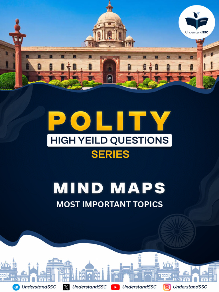 POLITY MindMap (MOST IMPORTANT) | PDF | Legal Documents | Government