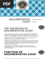 AP English Language Argumentative Essay Template (With Examples) | PDF ...