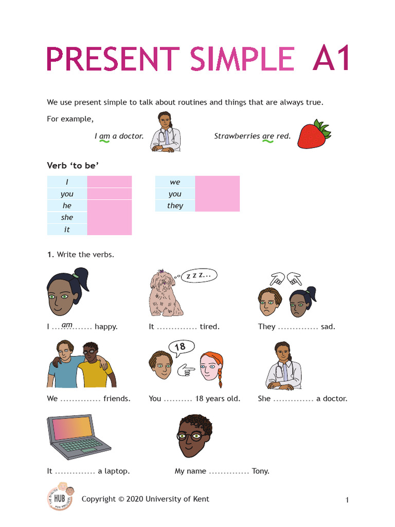Present Simple A1 Students Worksheet | PDF | Chess Theory | Chess
