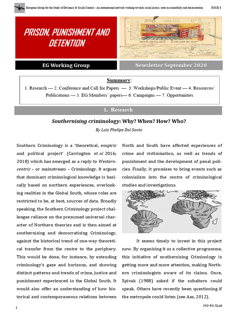 Southern Criminology: A Global Perspective | PDF | Criminology | Prison