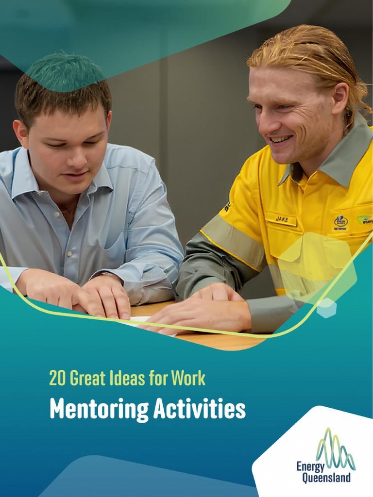 20 Great Ideas For Work Mentoring Activities | PDF | Mentorship | Cognition